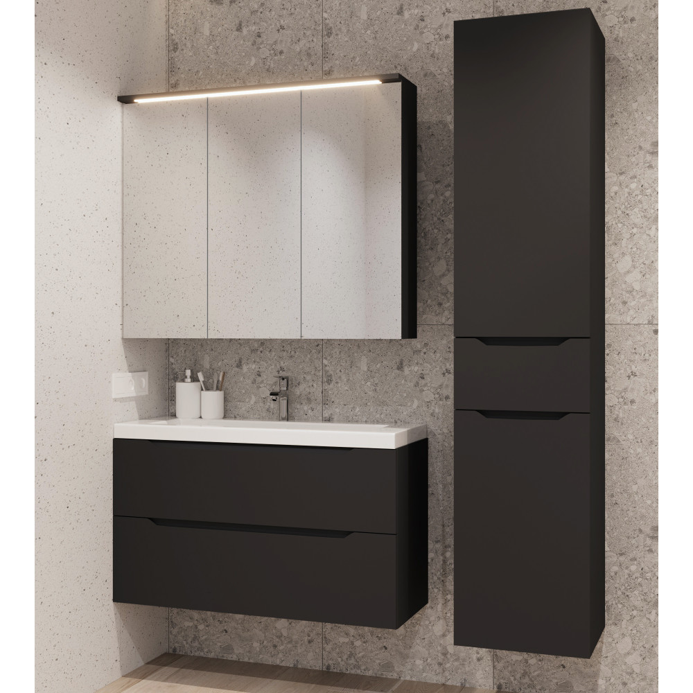 Тумба підвісна Севілья 100 з умивальником Sava 100 в кольорах для ванної кімнати Ціна 0 00